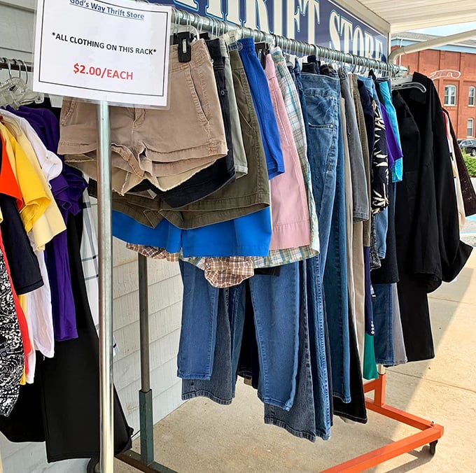 At $2 per item, these clothing racks prove that refreshing your wardrobe doesn't require a second mortgage.
