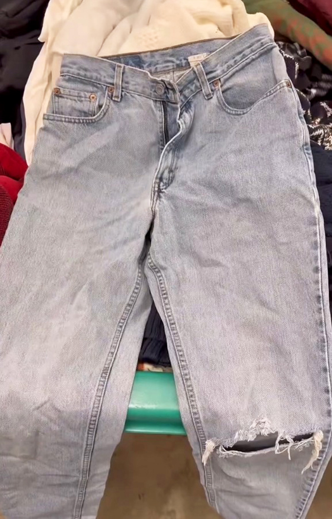 Classic light-wash denim with character-building knee holes&mdash;the jeans equivalent of a friend who's been through some things but remains cool.