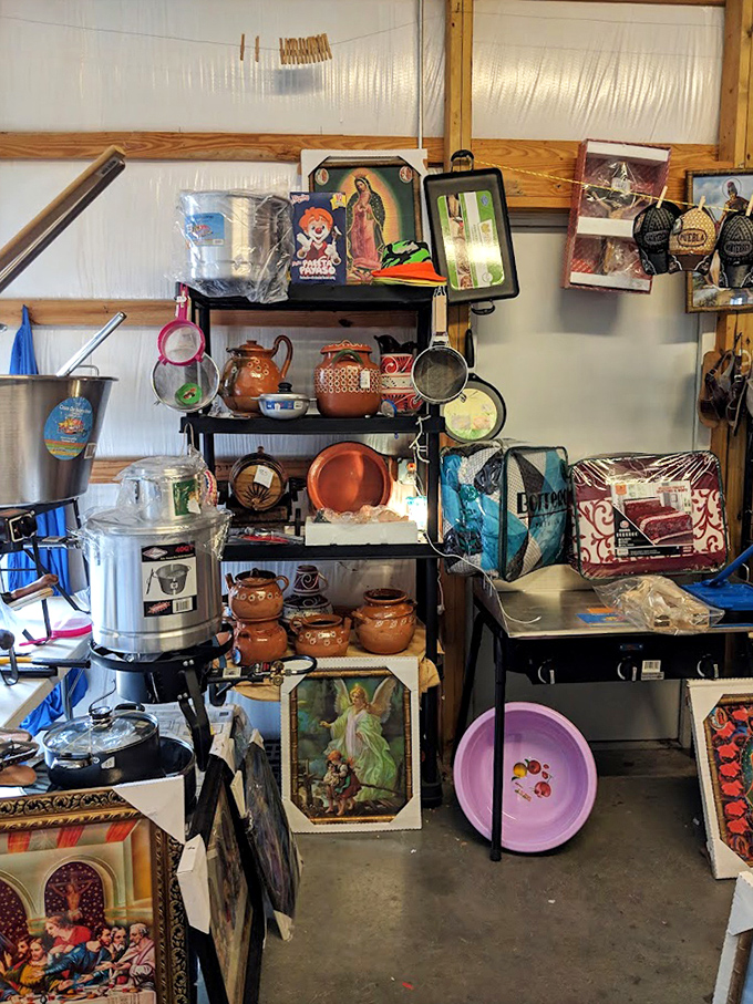 Kitchen gadgets and religious iconography create an unexpected retail marriage&mdash;perfect for those who pray while they cook or cook while they pray.
