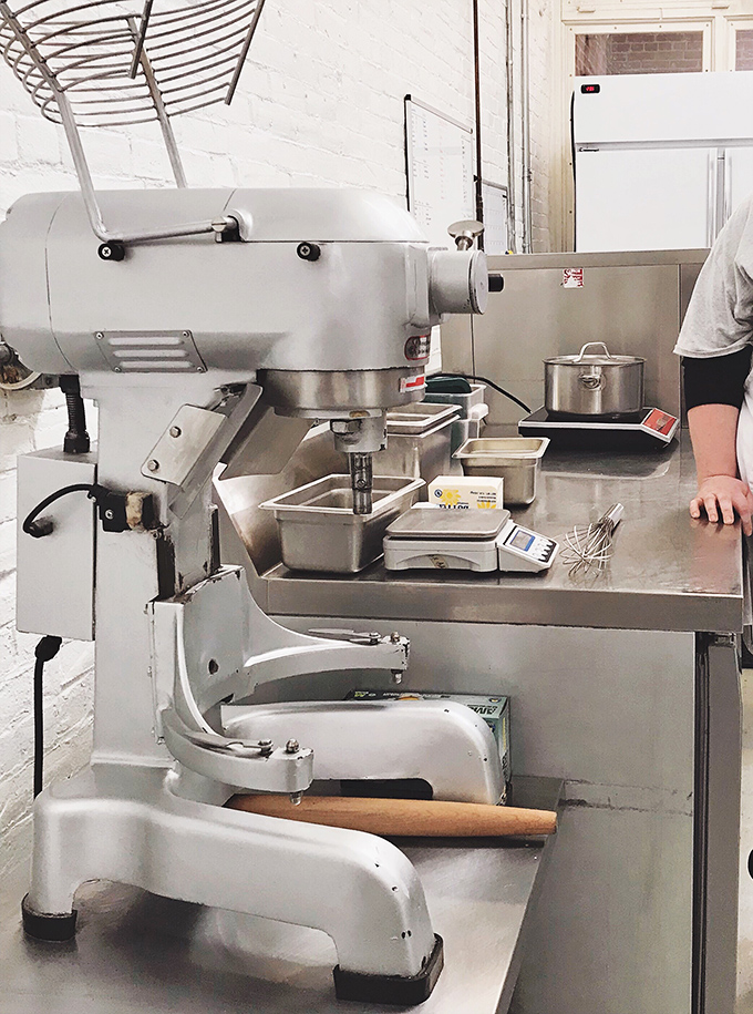 The mixer that makes miracles. This isn't just kitchen equipment&mdash;it's an alchemist's laboratory where cream transforms into edible joy. 