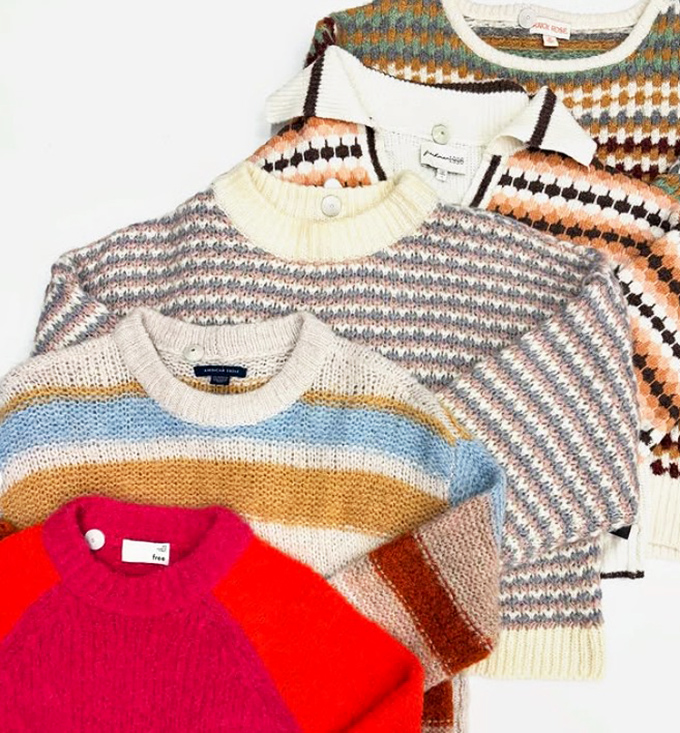 Sweater weather is better weather when you're paying secondhand prices for first-rate knits. These cozy patterns would make any hygge enthusiast swoon.