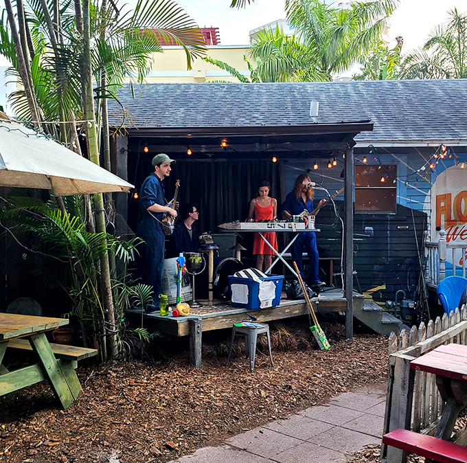 Live music under string lights &ndash; because fresh seafood deserves its own soundtrack in this little slice of Sarasota paradise.