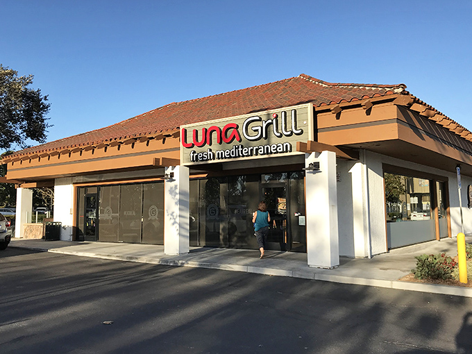 Luna Grill offers Mediterranean flavors with California freshness. Where hummus dreams come true under red-tiled roofs.
