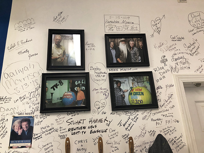 Celebrity visitors have made the pilgrimage to this paint mecca. Fame is fleeting, but paint layers are forever.