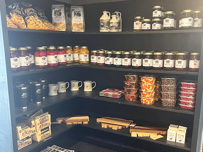 Take the taste of The Farmer's Daughter home with you. These jams, jellies, and sauces are like edible souvenirs from your culinary road trip.