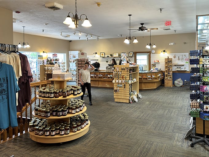 The gift shop&mdash;where local jams, jellies, and souvenirs let you take a taste of Hocking Hills home, ensuring your memories last longer than your leftovers.