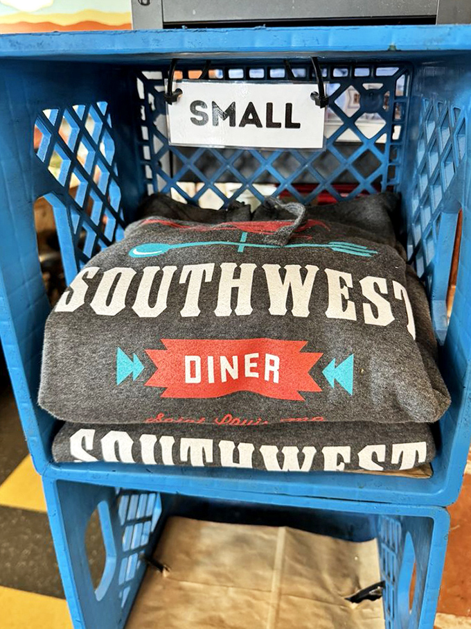 Even the merchandise tells a story&mdash;these aren't just t-shirts, they're wearable souvenirs of mornings spent in breakfast paradise.