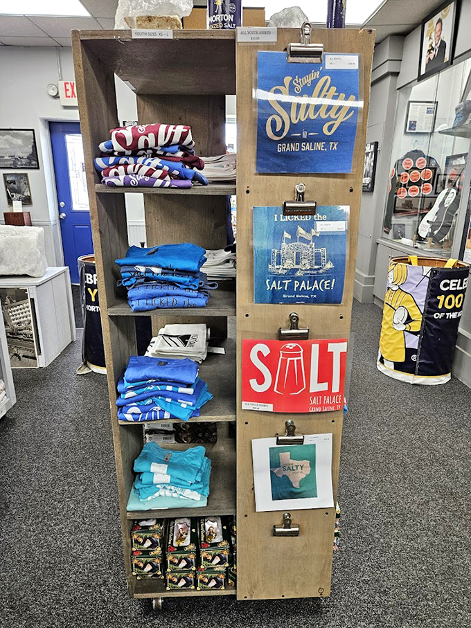 "I Licked The Salt Palace" t-shirts &ndash; the only souvenir that commemorates the time you tasted a building and lived to tell about it.