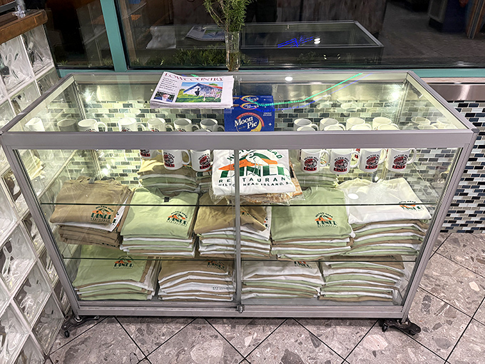 Merchandise that lets you take a piece of the diner experience home&mdash;because sometimes a souvenir t-shirt is better than another refrigerator magnet.