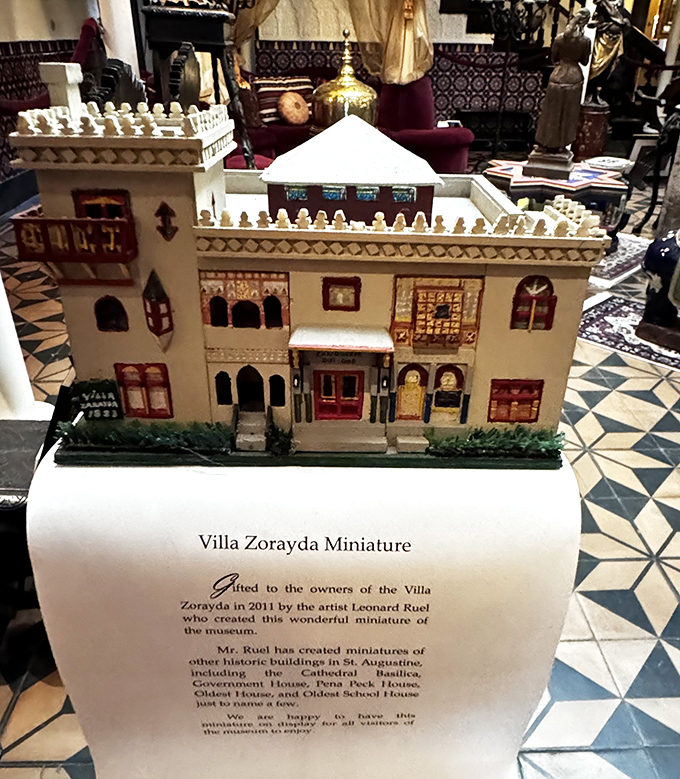 The Villa Zorayda in miniature form proves that sometimes the best things do come in small packages. A dollhouse for history buffs!