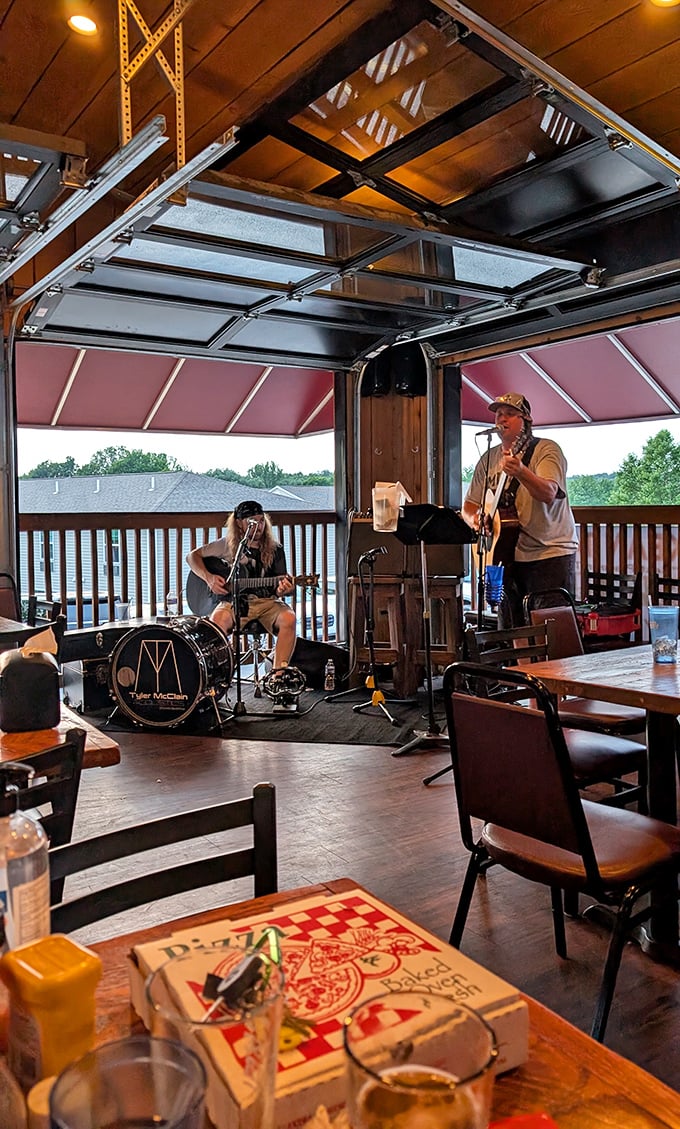 Live music transforms dinner into an experience. Local musicians and comfort food—a pairing as perfect as wings and beer.