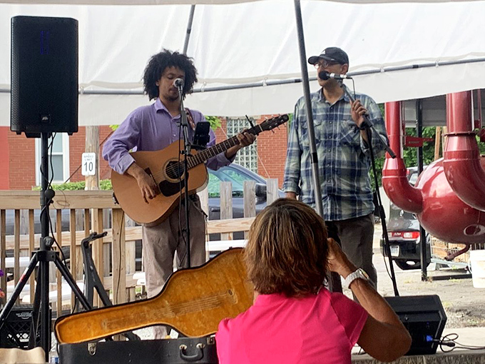 Live music at a barbecue joint—because the only thing that pairs better with slow-cooked meats than beer is a soundtrack that makes you tap your sauce-stained fingers.