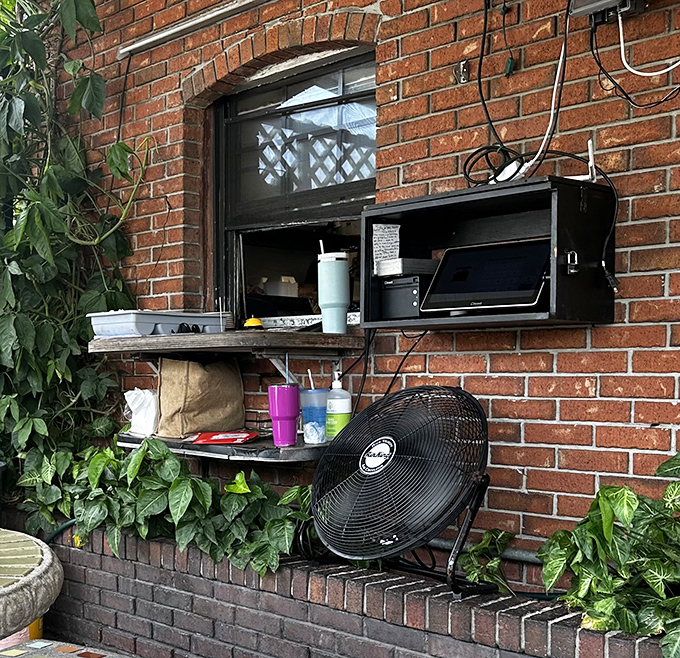 The outdoor service window&mdash;where summer dreams and cold drinks come together. Florida's version of al fresco dining.