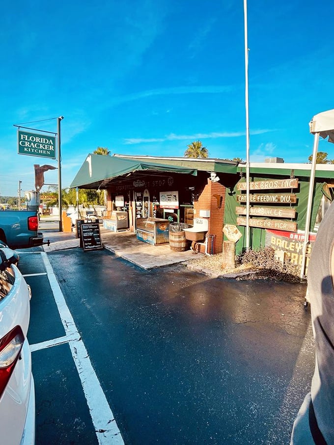 The exterior view that's fooled many GPS systems but rewarded those persistent enough to find this hidden gem.