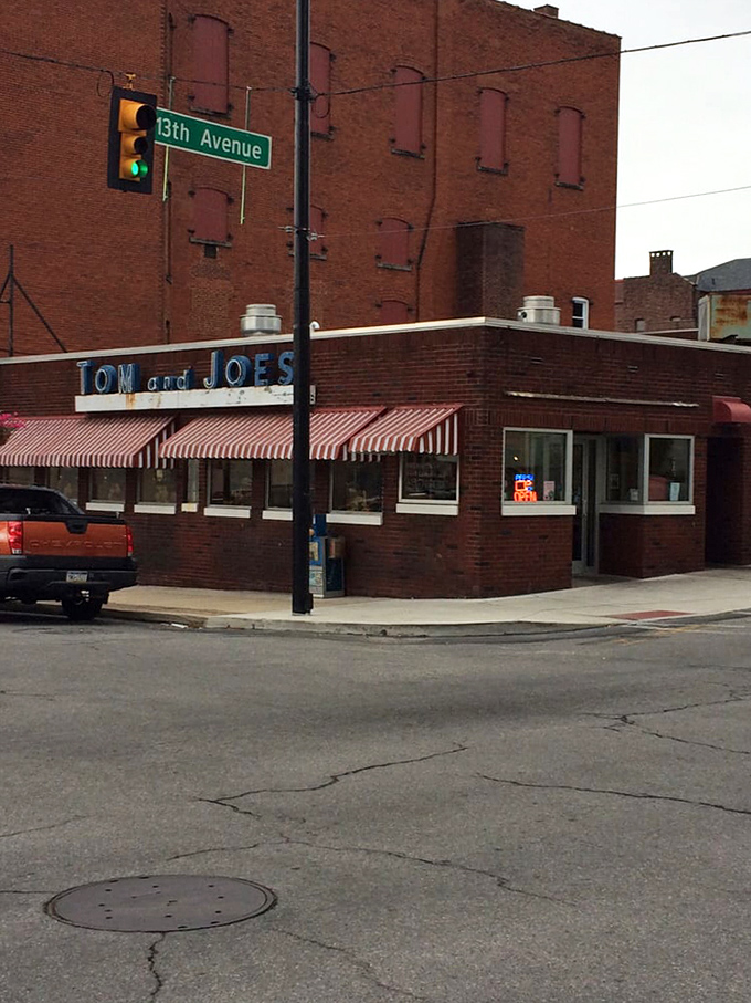 Even the outside seating area radiates that classic small-town charm that makes every meal feel special.