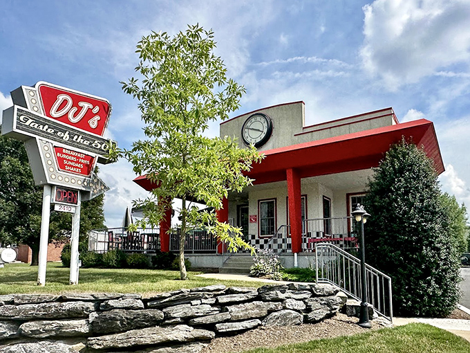 The patio where summer memories are made. Just imagine these tables filled with families, first dates, and folks escaping office lunches.