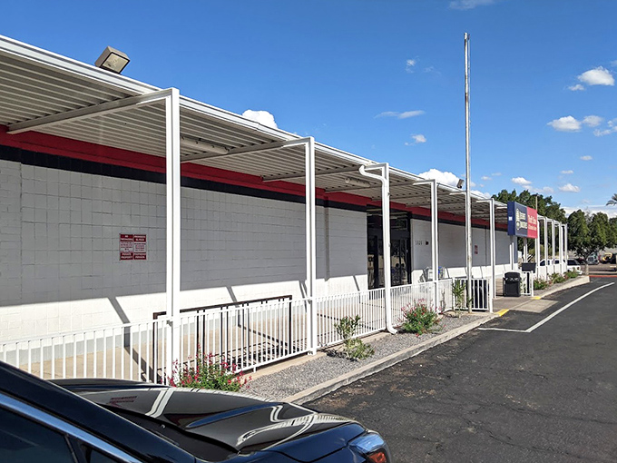 The clean, no-nonsense exterior belies the wonderland within. Like a poker player with a royal flush, it keeps its treasures hidden.