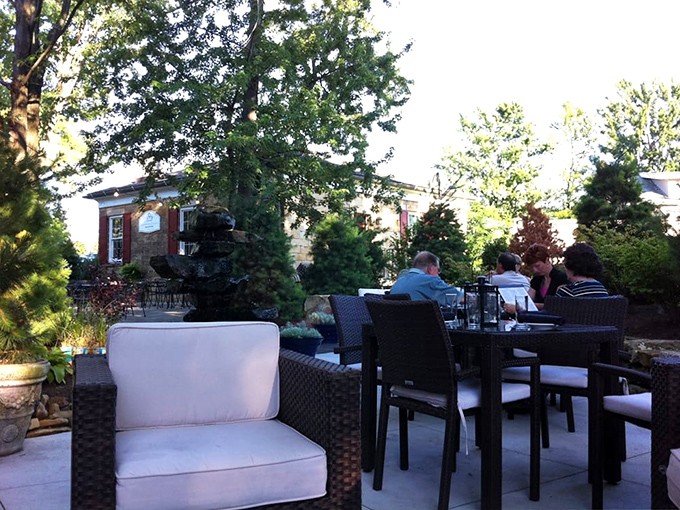 The outdoor patio offers Ohio evenings at their finest &ndash; fresh air, good food, and zero pretension required.