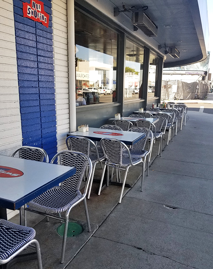 Sidewalk seating for people-watching with your pancakes &ndash; an essential Los Angeles pastime that never gets old.