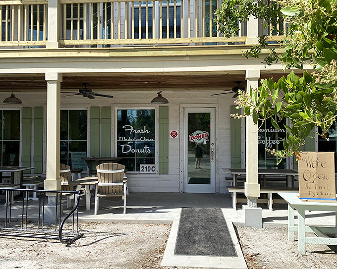 The perfect spot for people-watching with a side of sugar rush. Island time moves slower when there's a donut in your hand.