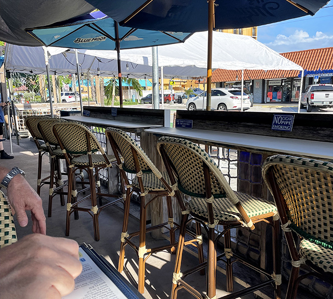 Outdoor seating offers a breath of salty air between bites &ndash; because seafood always tastes better with a side of sunshine.