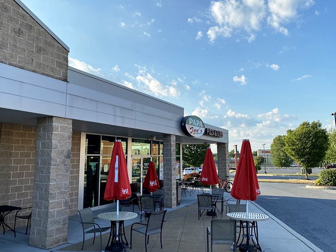 Outdoor dining extends the Papa Joe's experience beyond four walls, perfect for Pennsylvania's pleasant weather days.