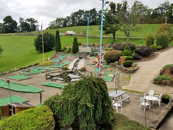 Mini-golf with a side of fresh air &ndash; because sometimes you need to work up an appetite or walk off that second helping of fried chicken.