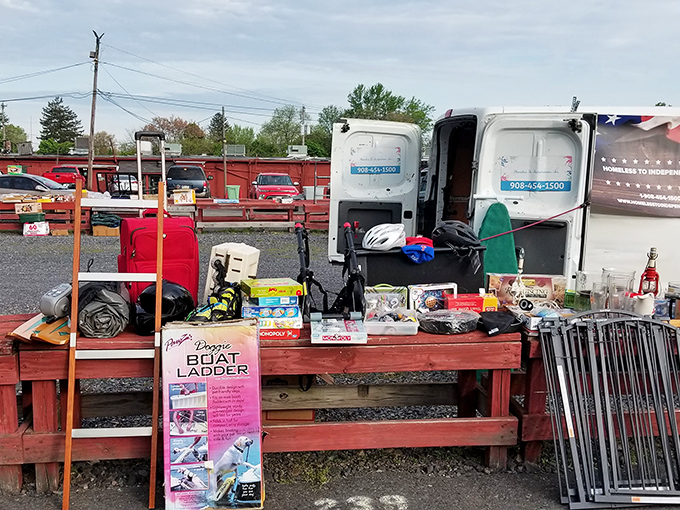 The outdoor vendor area &ndash; where "one man's junk" transforms into "that exact thing I've been searching for my entire adult life."