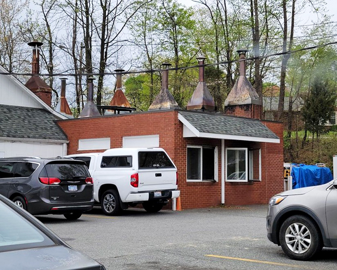 Those smokestacks aren't just for show. They're working overtime to create the hickory-infused magic that makes this place legendary.