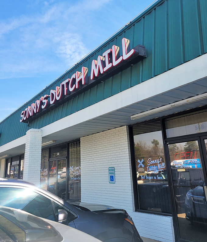 The green-trimmed exterior stands as a monument to consistency in a world of constant change. Some things should never be "updated."