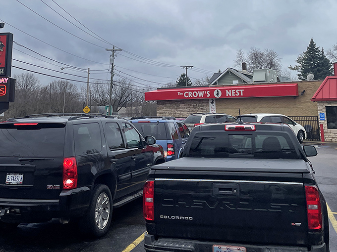 A packed parking lot is the universal sign of exceptional food. When locals willingly circle for spots, you know you've found something special.