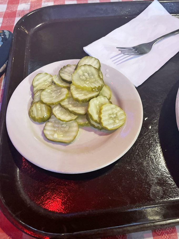 These pickles aren't artisanal or house-fermented with heirloom cucumbers&mdash;they're just good, honest pickles doing what they do best: adding tang to your meal.