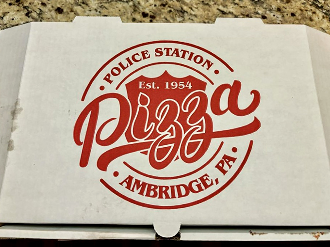 The pizza box logo tells the story&mdash;established 1954, when Eisenhower was president and great pizza was already a priority.