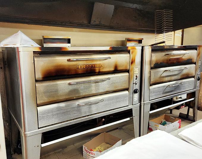 These well-seasoned Blodgett ovens have been the unsung heroes of Rubino's operation, turning out perfectly crisp pies with the reliability of old friends.