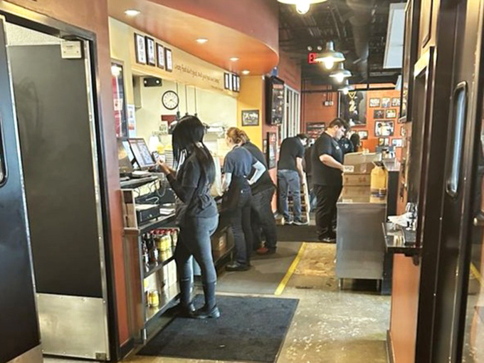 The moment of anticipation – where hungry customers place their orders and dreams of smoky perfection are just minutes from reality.