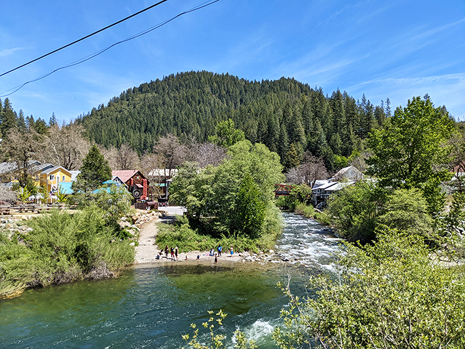 Where two rivers meet, Downieville reveals its true character &ndash; a town that understands the value of natural swimming pools over infinity edges.