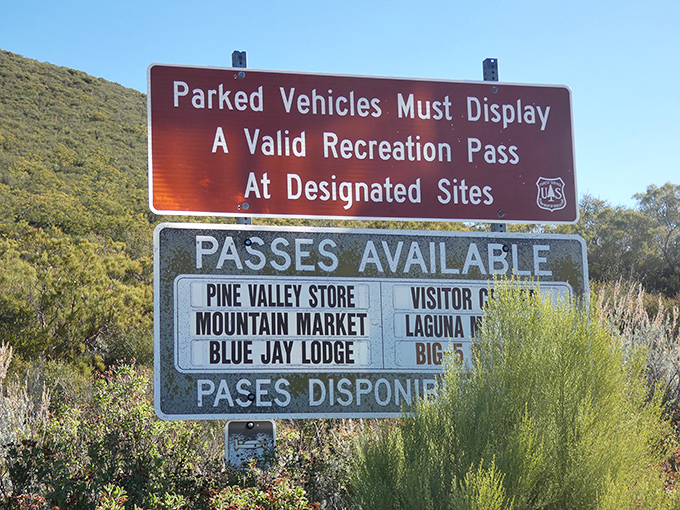 The official signage equivalent of "you must be this tall to ride." Your adventure passport awaits at any of these local establishments.