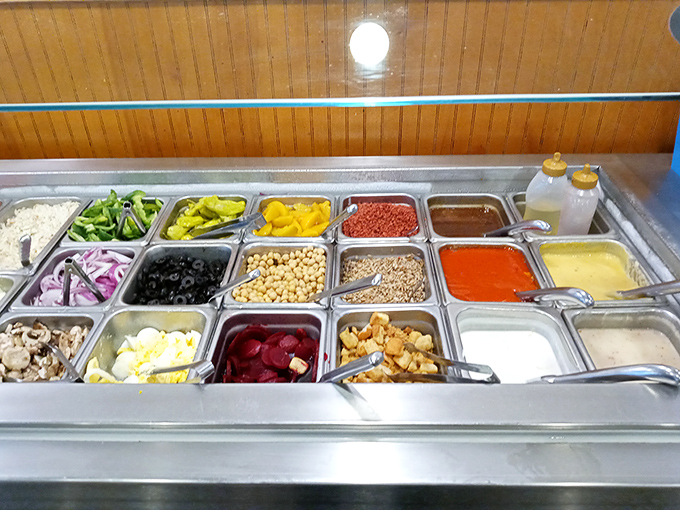 The salad bar&mdash;that beautiful democracy of vegetables where you're free to create exactly the combination your heart desires.