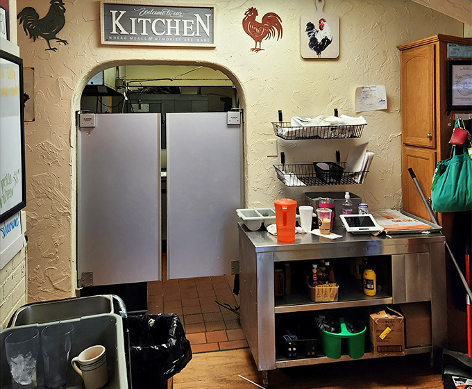 Behind every great restaurant is a kitchen with character. Those swinging doors have witnessed countless plates of happiness making their way to hungry customers.