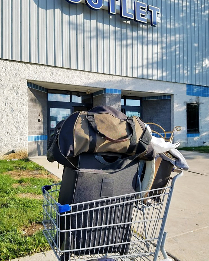 Victory looks like this &ndash; a shopping cart loaded with the day's discoveries, ready to transform someone's home without transforming their budget.