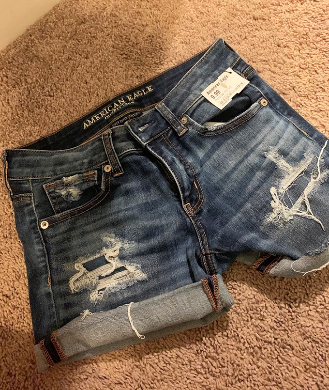 American Eagle shorts with just the right amount of distressing&mdash;pre-broken in for your summer adventures!