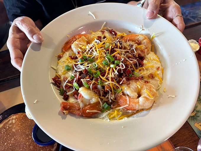 Shrimp and grits elevated to an art form&mdash;where plump Gulf shrimp meet creamy Southern comfort in a dish that bridges regional divides.