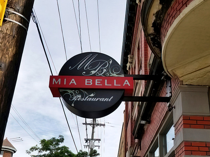 The sign that's guided countless hungry pilgrims to pasta paradise. If you're not already planning your visit, check your pulse immediately.