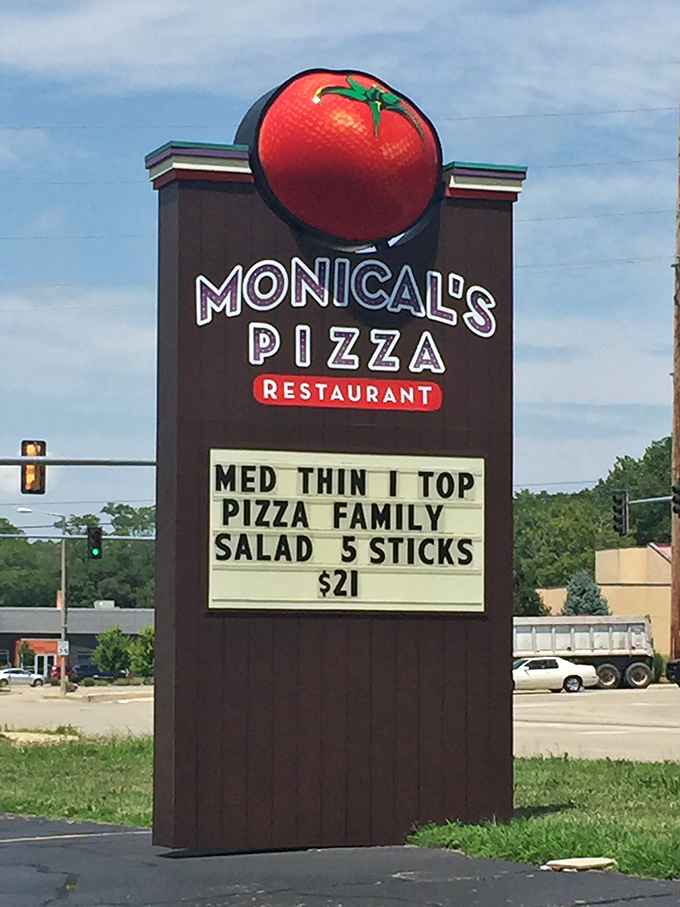 The roadside sign that's saved countless marriages from the dreaded "I don't care, where do YOU want to eat?" argument.