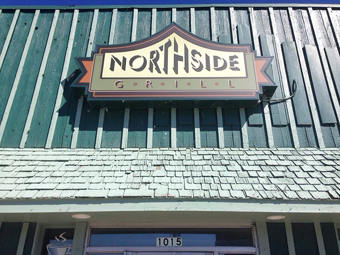 The sign doesn't just mark a location&mdash;it announces a promise that inside this building, breakfast is taken very, very seriously.