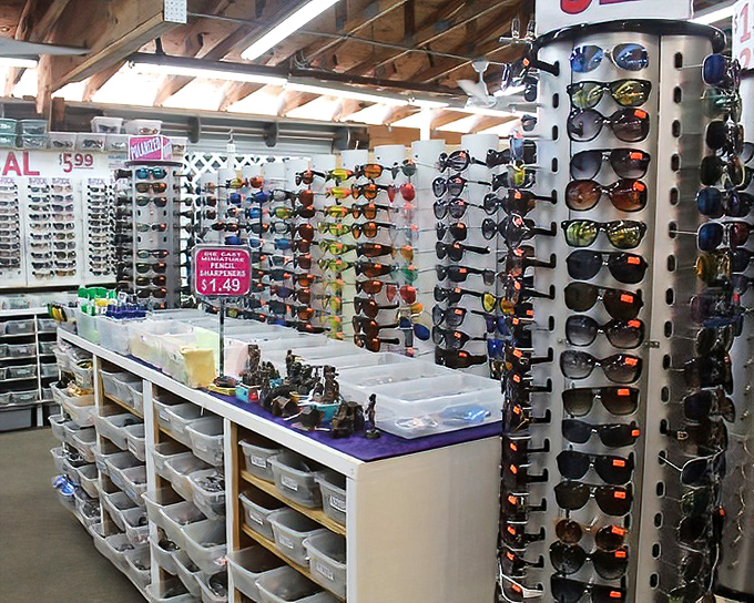 Sunglasses as far as the eye can see&mdash;which is pretty far when you're wearing the right pair. Florida's essential accessory, available in every color of the rainbow.