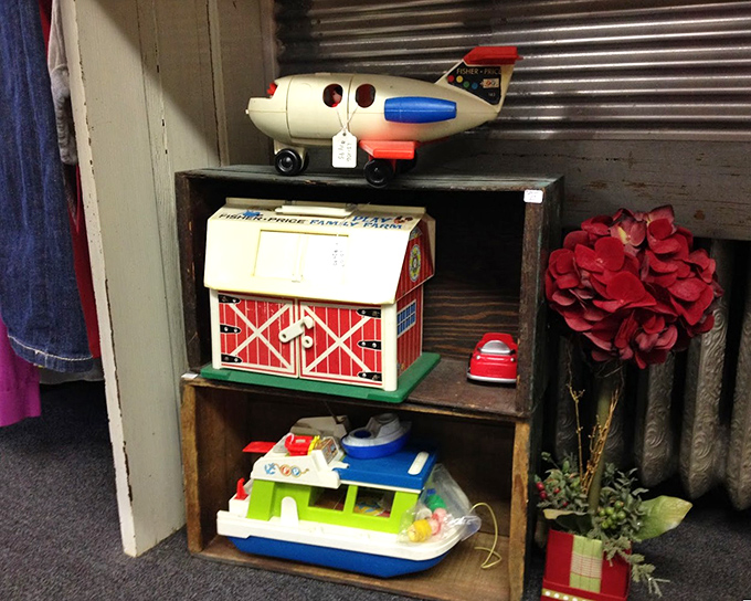Vintage toys that remind you of childhood &ndash; that Fisher-Price barn probably housed more plastic animals than Noah's Ark.