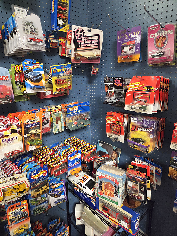 Hot Wheels heaven&mdash;where grown men suddenly remember exactly which cars they had in 1978 with startling clarity.