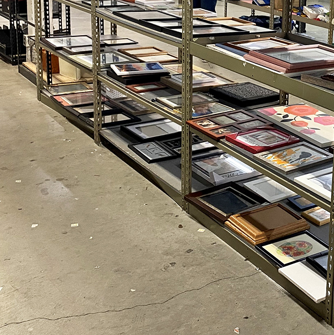 Picture frames waiting to display new memories while adding character to any wall space.