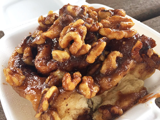 The walnut sticky bun&mdash;where crunchy meets gooey in a textural tango that makes you wonder why all breakfast pastries don't include nuts.